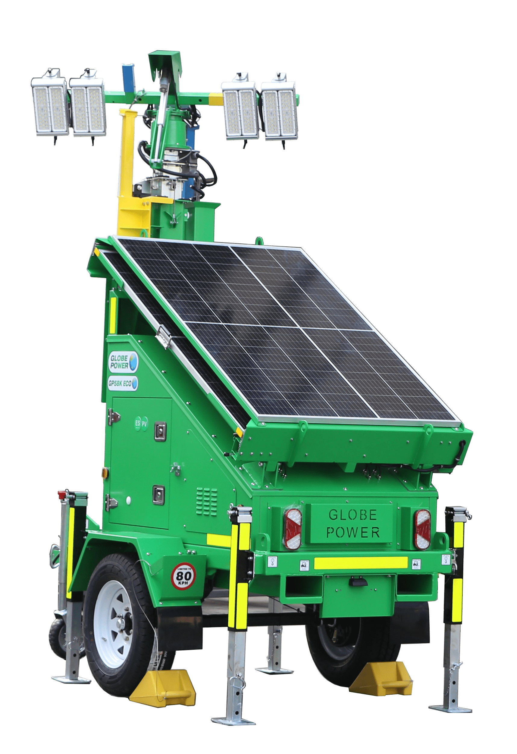Solar Lighting Towers - Globe Power